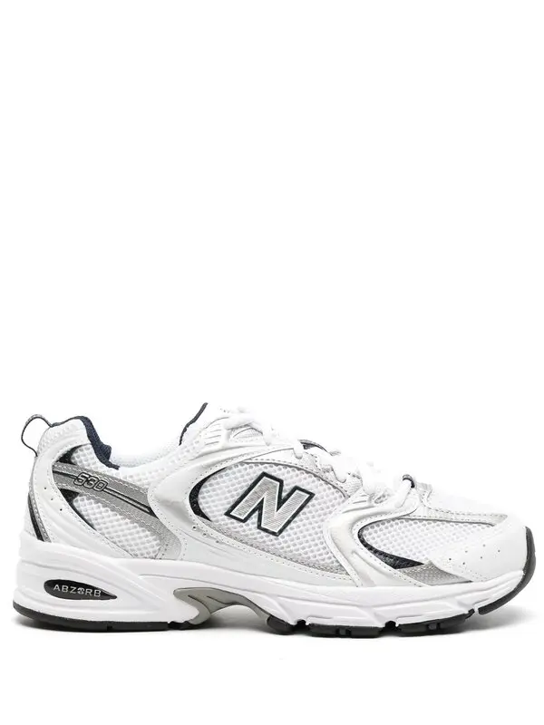 NEW BALANCE Abzorb Cushioning Lace-up Sneakers - Argento