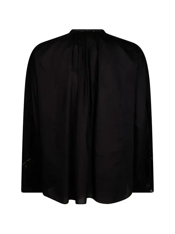 FORTE_FORTE Embroidered Cotton Blouse