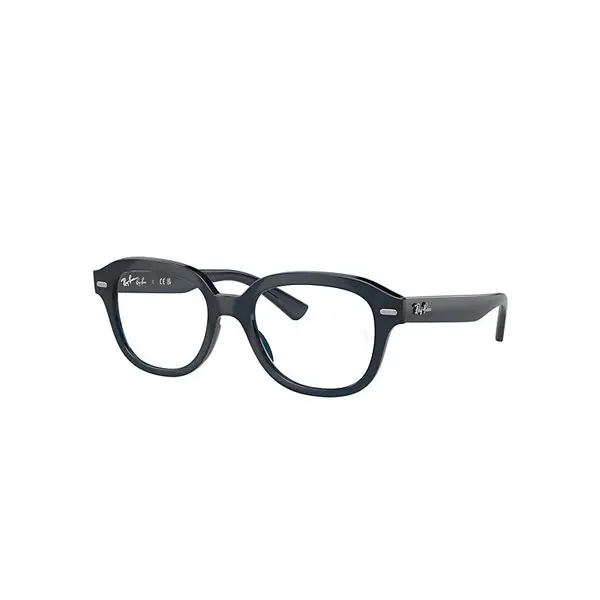 Ray-ban Erik Optics Eyeglasses Frame With Clear Lenses - Opal Dark Blue