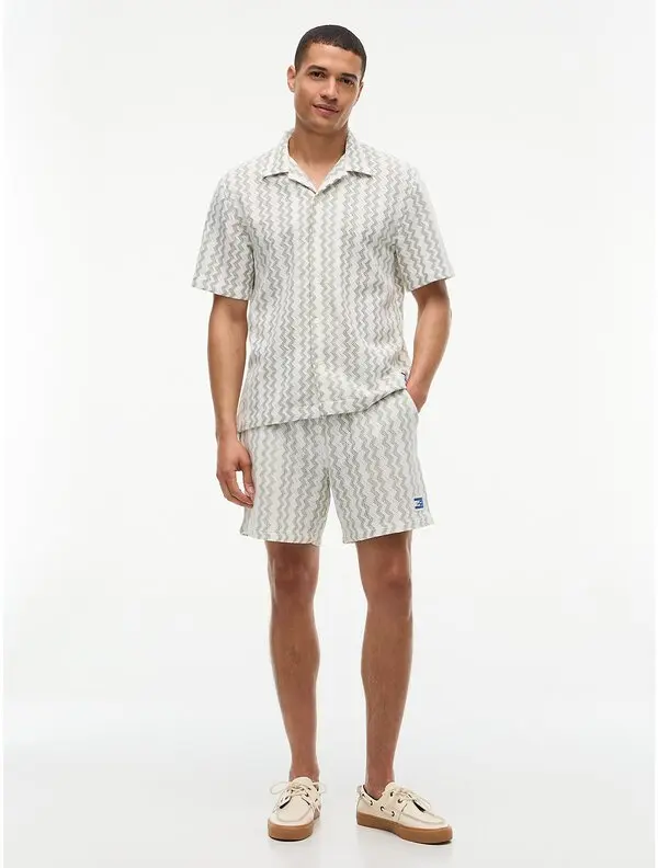 Tommy Hilfiger Open Weave Beach Short - Spring Olive