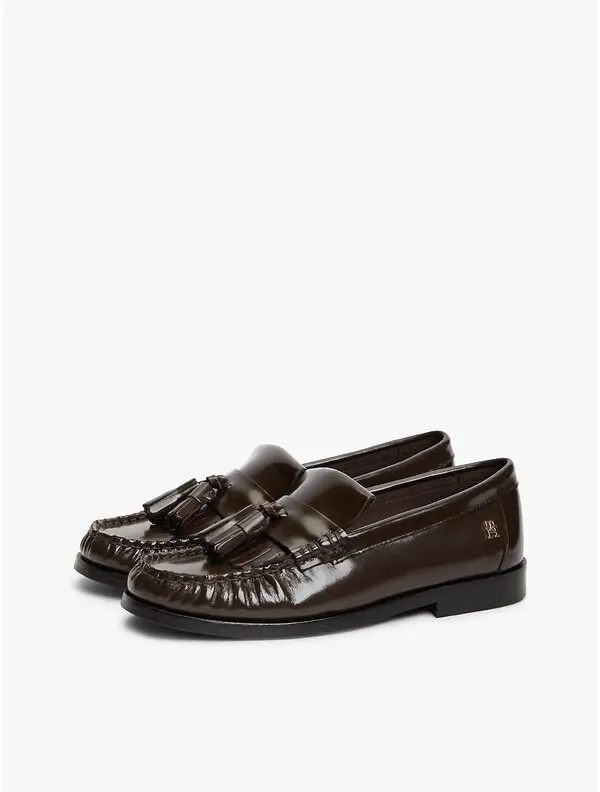 Tommy Hilfiger Shiny Leather Tassel Loafers