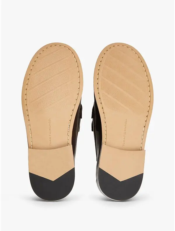 Tommy Hilfiger Shiny Leather Tassel Loafers
