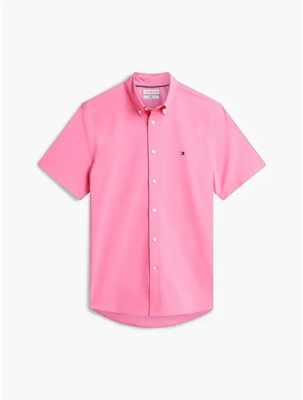 Tommy Hilfiger Regular Fit Short-sleeve Shirt - Blush