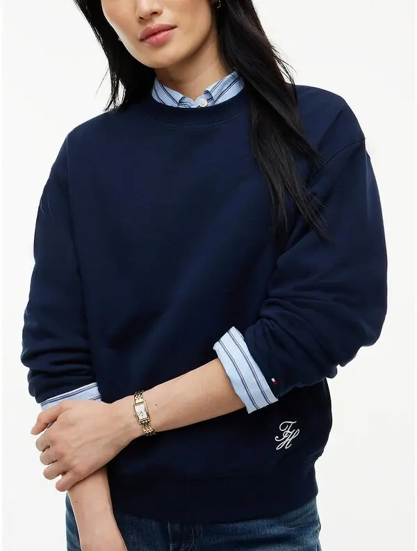 Tommy Hilfiger Script Monogram Crewneck Sweatshirt