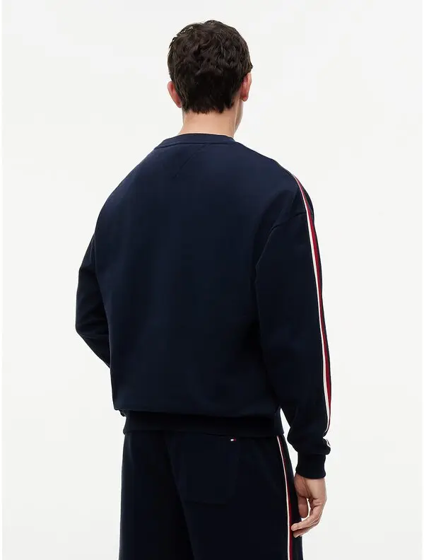 Tommy Hilfiger Signature Stripe Terry Lounge Sweatshirt