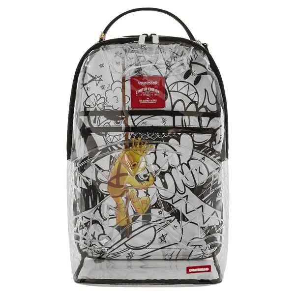SPRAYGROUND Clear Astromane Sky Writer Dlx Backpack