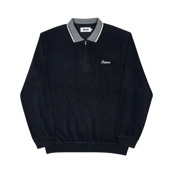 PALACE Polo Crew With Quarter Zip