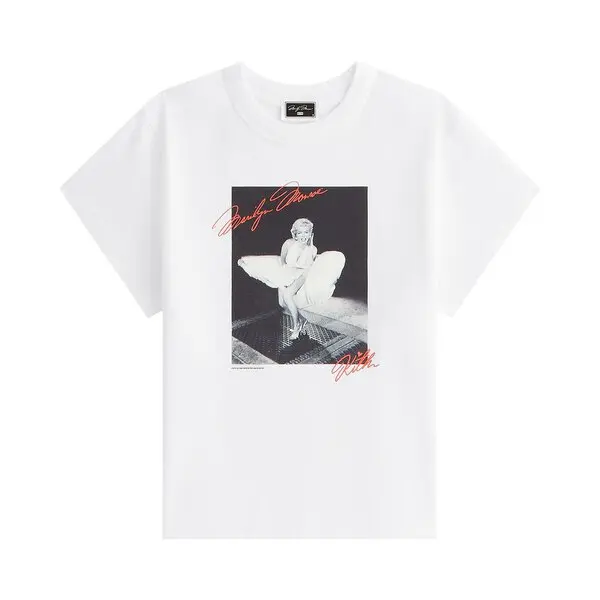 Kith For Marilyn Monroe Skirt Mulberry Vintage Tee - White