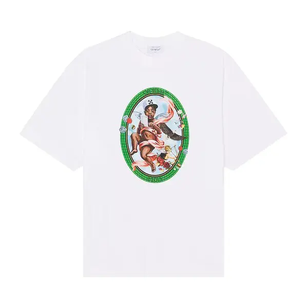 Off-White Fresco Oval Skate Short-sleeve Tee /black
