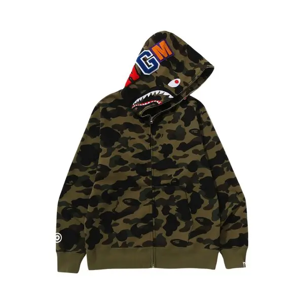 A BATHING APE 1st Camo Shark Full Zip Hoodie