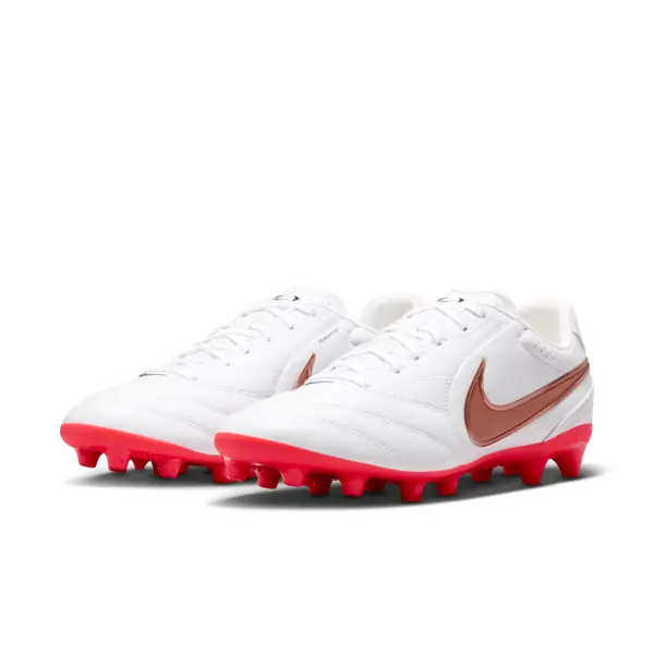 Nike Tiempo Ligera Pro Artificial-grass Low-top Soccer Cleats - White