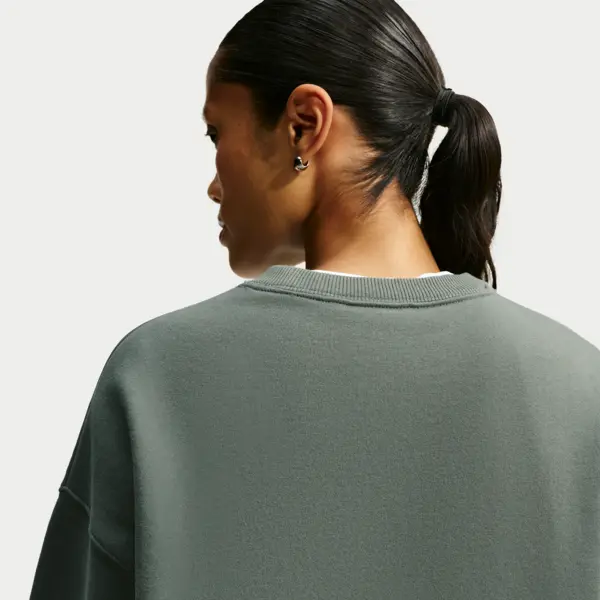 Nike Studio Fleece Medium Weight Oversized Crew-neck Sweatshirt