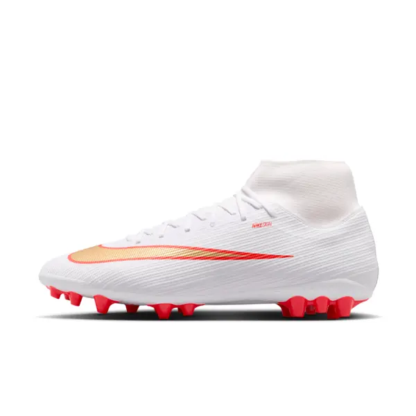 Nike Mercurial Superfly Academy Artificial-grass High-top Soccer Cleats - White