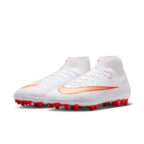 Nike Mercurial Superfly Academy Artificial-grass High-top Soccer Cleats - White