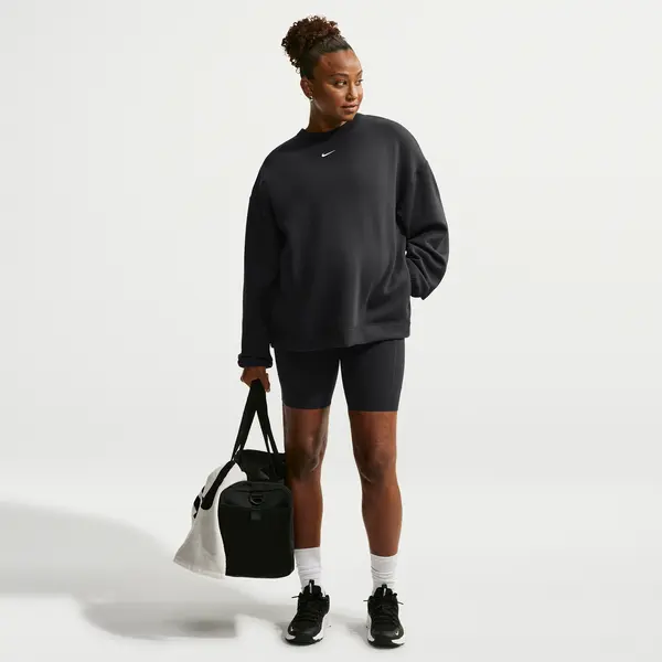 Nike Studio Fleece Sport Dri-fit Crew-neck Sweatshirt - Black