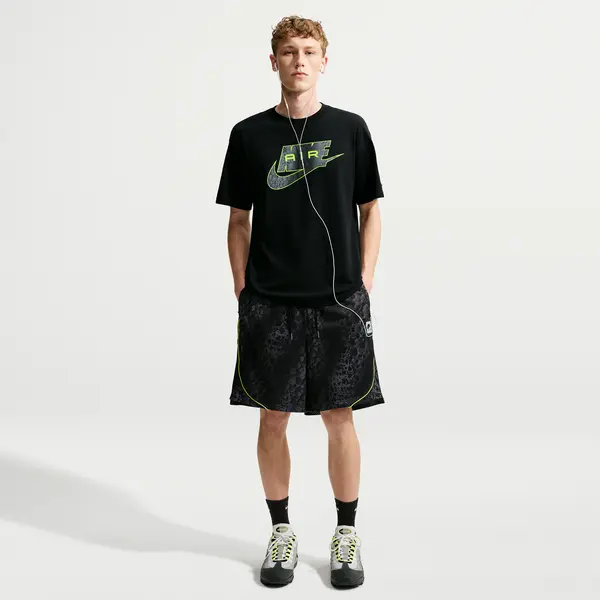 Nike All-over Print Mesh Shorts - Grey