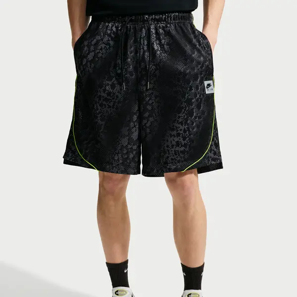 Nike All-over Print Mesh Shorts - Grey