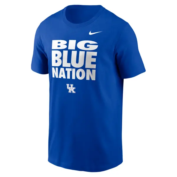 Nike Kentucky Sideline Slogan College Long-sleeve T-shirt - Blue