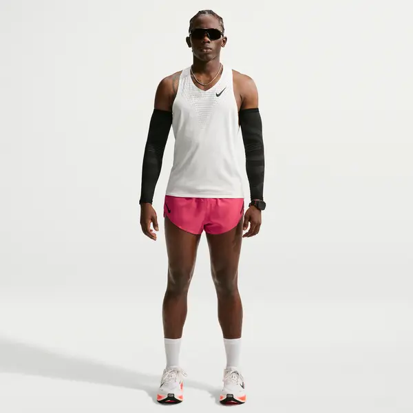 Nike Aeroswift Dri-fit Adv 2" Brief-lined Running Shorts - Red