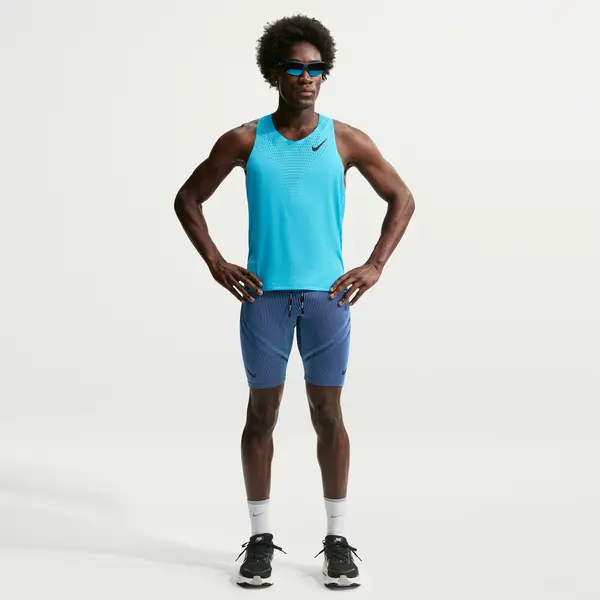 Nike Aeroswift Dri-fit Adv Running 1/2-length Tights - Blue