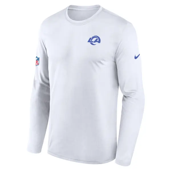 Nike Los Angeles Rams Dri-fit Long Sleeve T-shirt - White