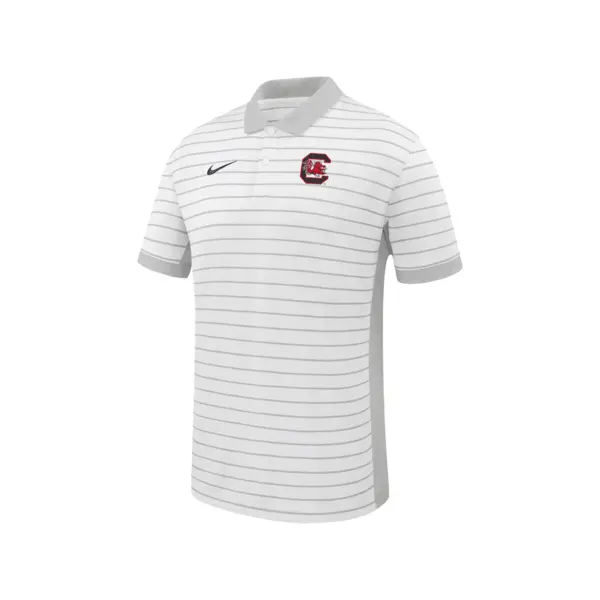 Nike Sideline Victory Stripe Dri-fit College Polo - White