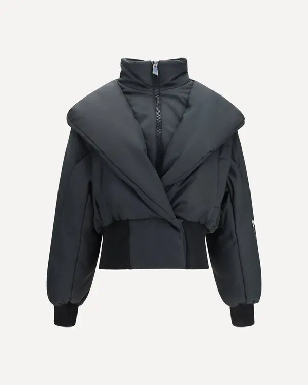 Attico Padded Jacket With Shawl Collar