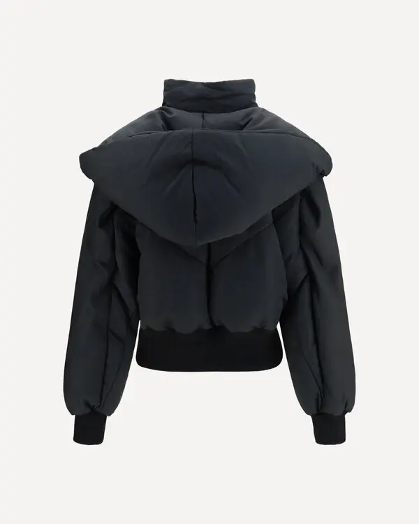 Attico Padded Jacket With Shawl Collar