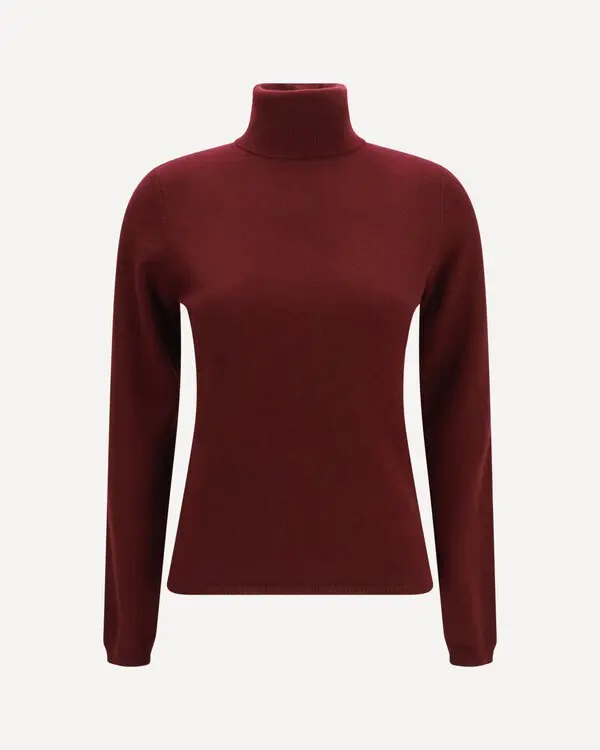 ALLUDE Cahmere Turtleneck Weater