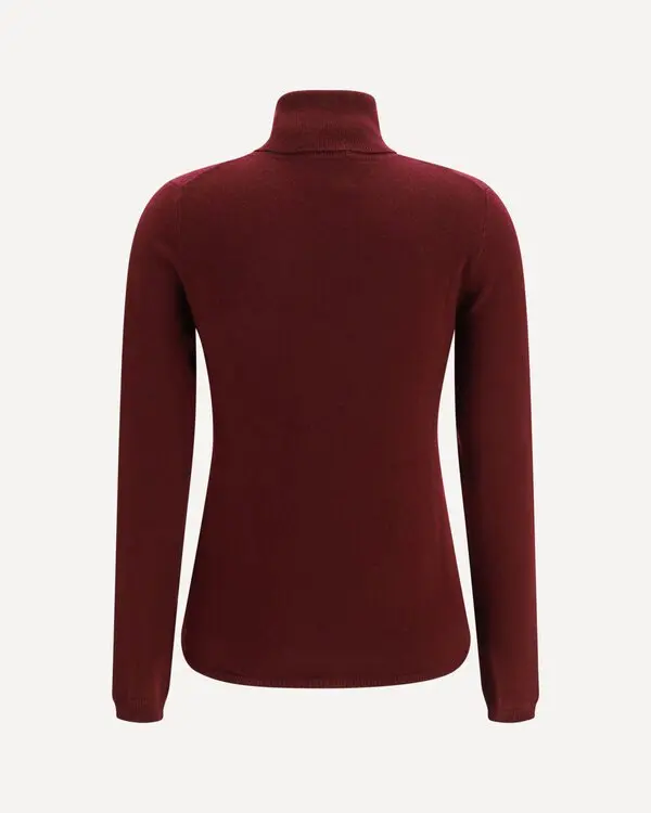 ALLUDE Cahmere Turtleneck Weater