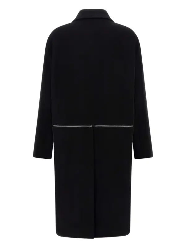 Rick Owens Blixa Jumbo Mac Zip-up Coat