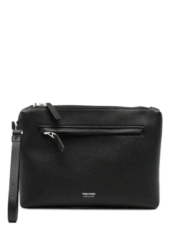 TOM FORD Grained Leather Pouch