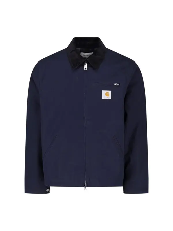 Carhartt Work In Progress Zip Jacket "og Detroit - Blue