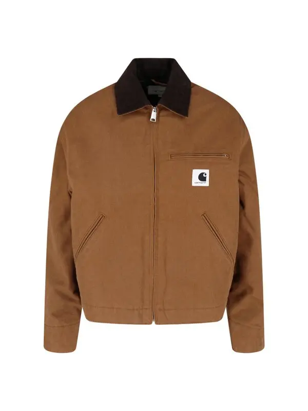 Carhartt Work In Progress Zip Jacket "og Detroit - Brown