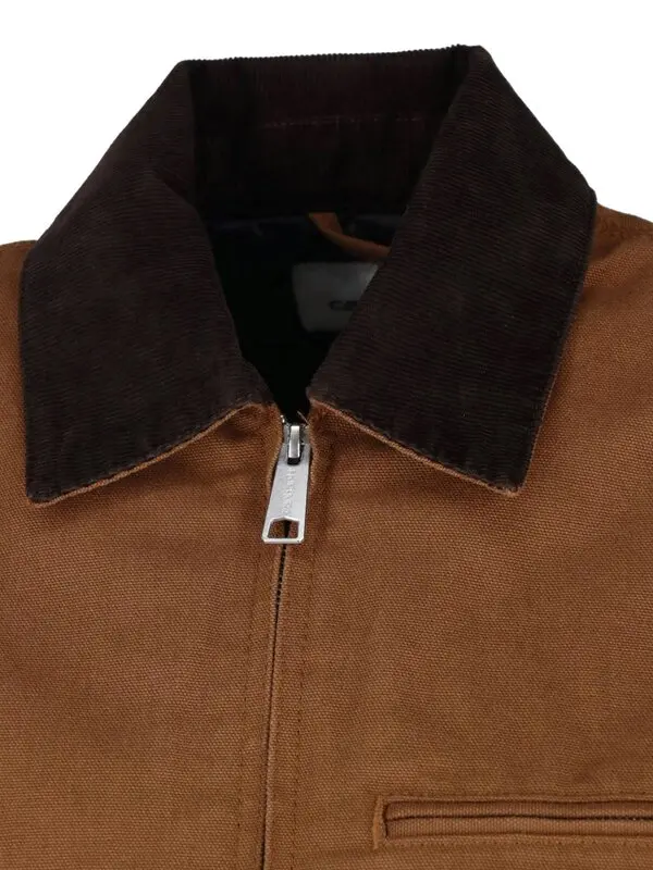 Carhartt Work In Progress Zip Jacket "og Detroit - Brown