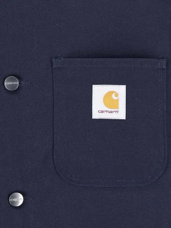 Carhartt Work In Progress Og Michigan" Button Jacket - Blue