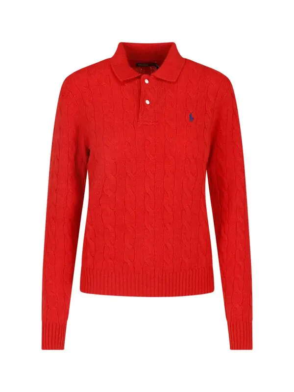 Polo Ralph Lauren Wool And Cashmere Polo - Red