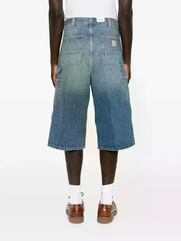 Carhartt Work In Progress Oversized Loose Fit Double Knee Denim Shorts
