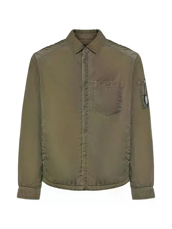 C.P. COMPANY Chrome-r Lens Padded Button Overshirt