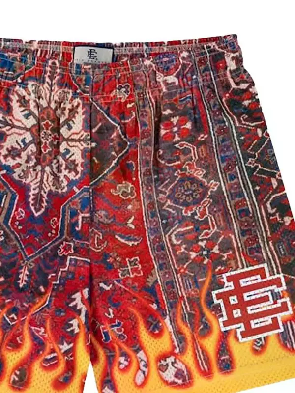 ERIC EMANUEL Ee Basic Flame-print Shorts