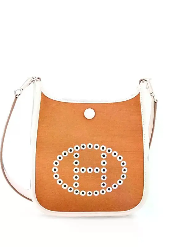 Hermès Neo Evelyne Bag Toile And Leather Tpm Crossbody Bag - Brown