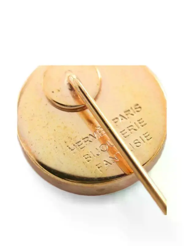 Hermès 2010s Corozo Pin Brooch