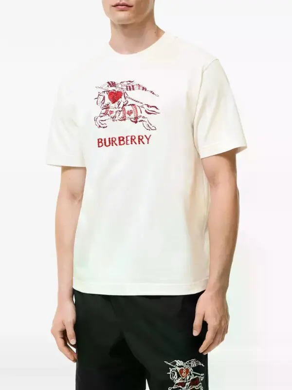 Burberry Heart Knight Cotton T-shirt