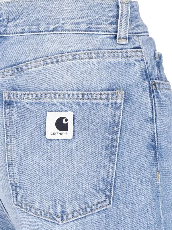 Carhartt Work In Progress Jane Pant" Wide Leg Jeans - Light Blue