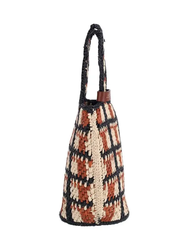 A.p.c. Woven Raffia Handbag