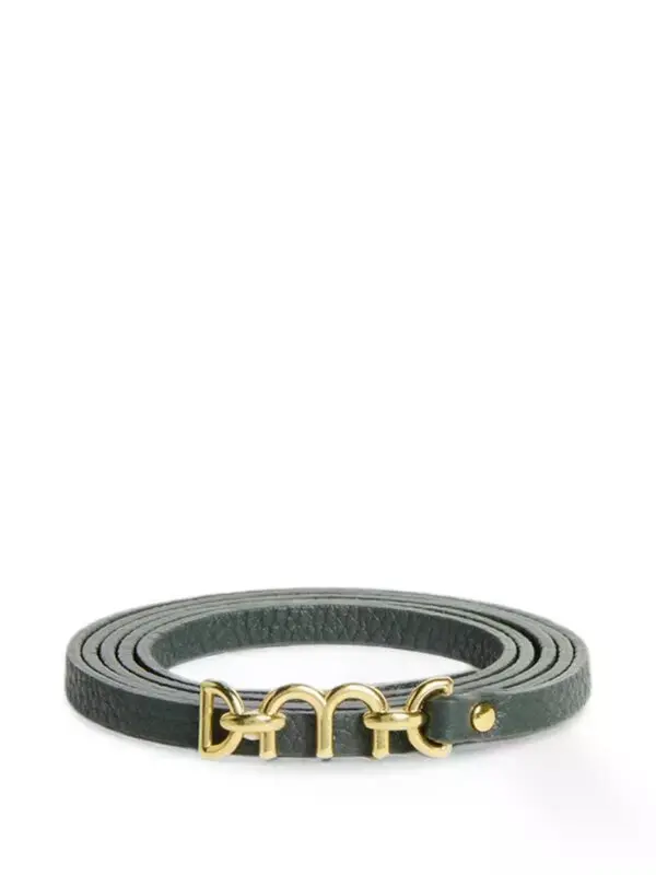 Momoni Leather Double-wrap Belt