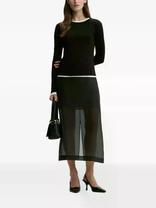 BY MALENE BIRGER Long Sleeve Cotton T-shirt