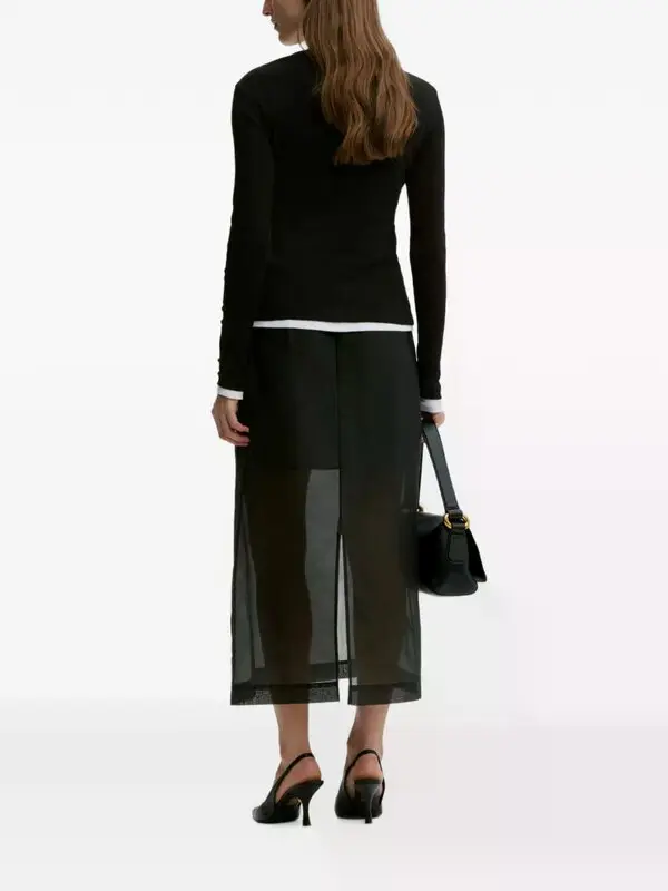 BY MALENE BIRGER Long Sleeve Cotton T-shirt