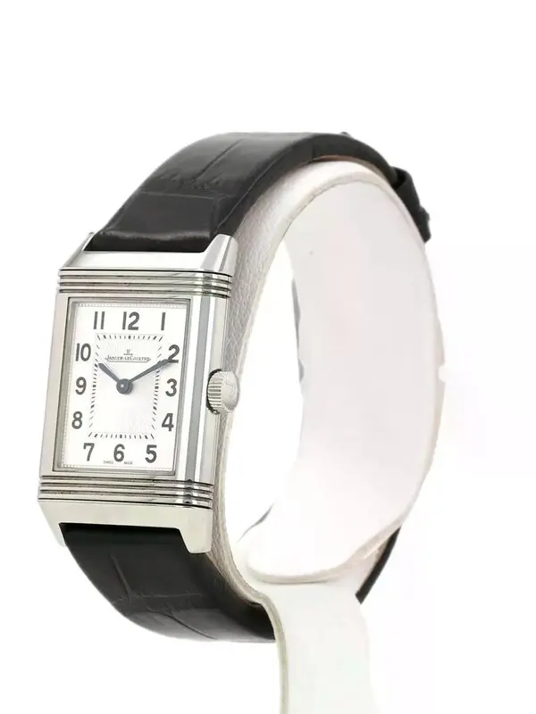 JAEGER-LECOULTRE Reverso Rectangular Stainless Steel Watch