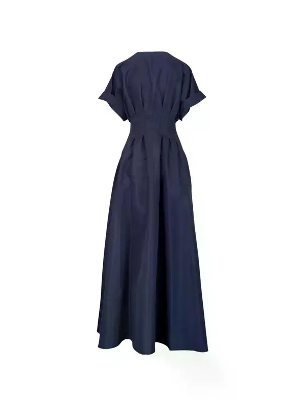 Carolina Herrera Shirred-waist Maxi Dress